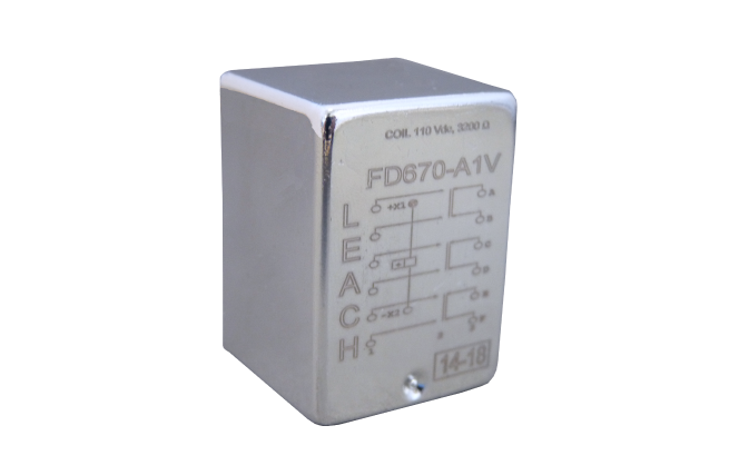 FD670 Hermetically Sealed Relay | Leach International